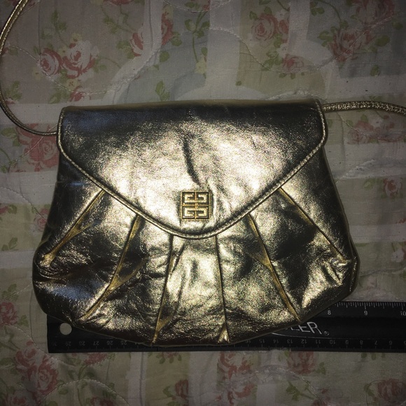 Givenchy | Bags | Ultra Rare Givenchy Gold Leather Bag Wow | Poshmark
